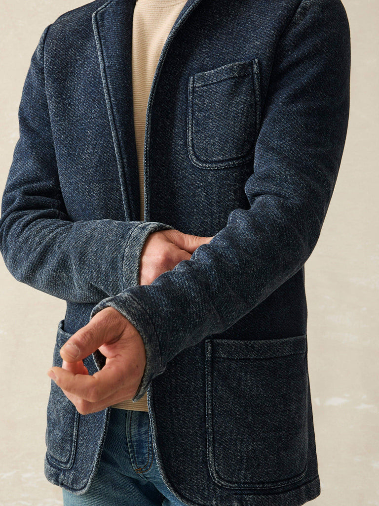 Inlet Knit Blazer - Hendricks Indigo Wash | Faherty Brand