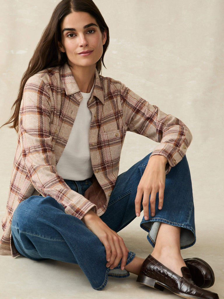 Legend™ Sweater Shirt - Cranberry Haze | Faherty Brand