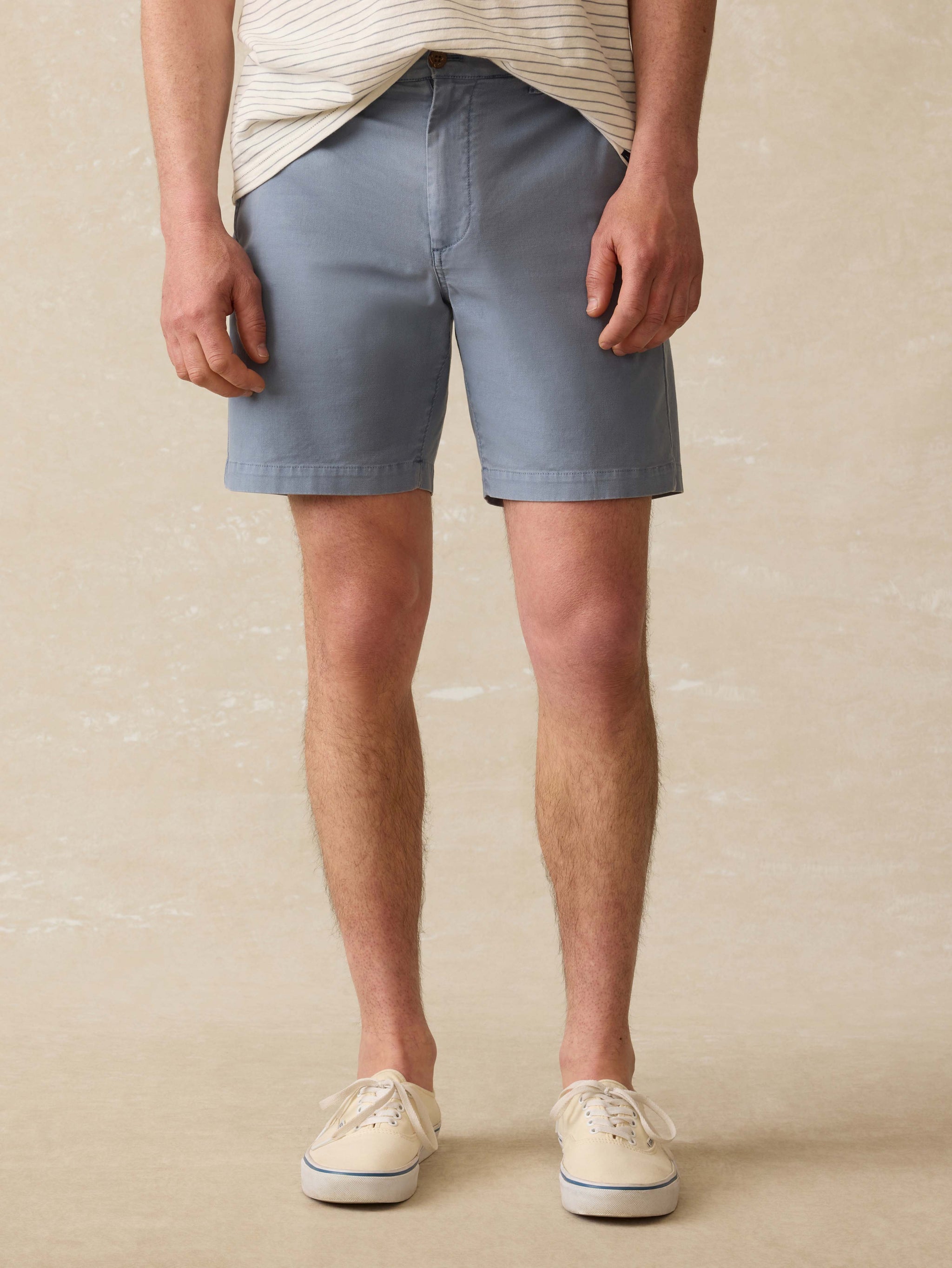 Essential Chino Short (8") - Flintstone