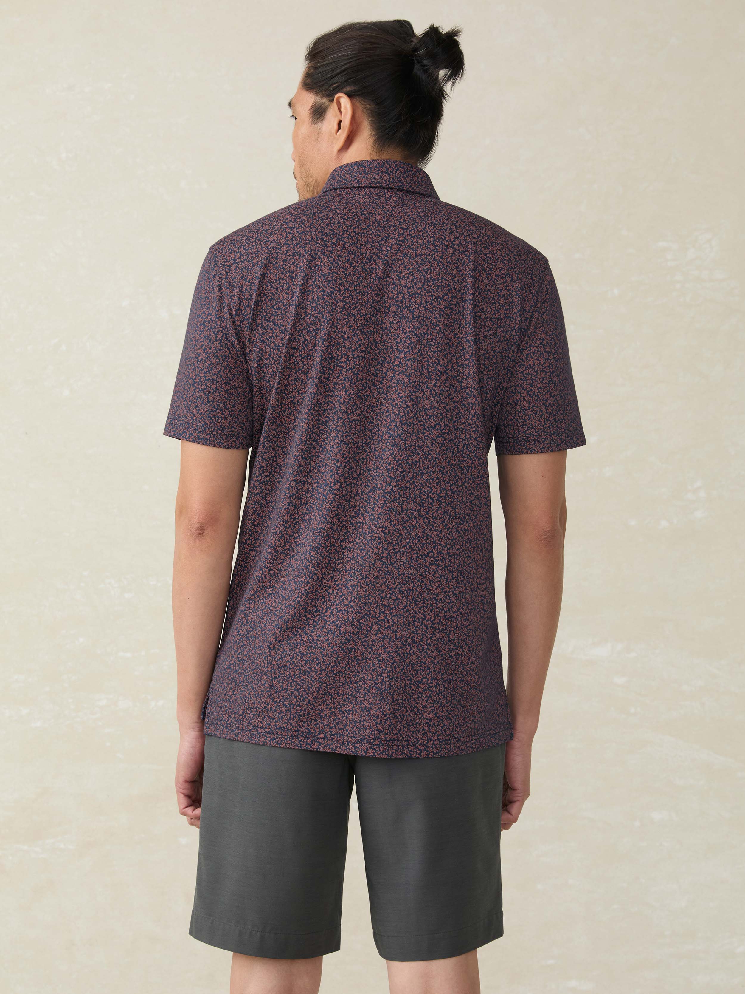 Short-Sleeve Movement™ Pique Polo - Gamboa Summer Vines