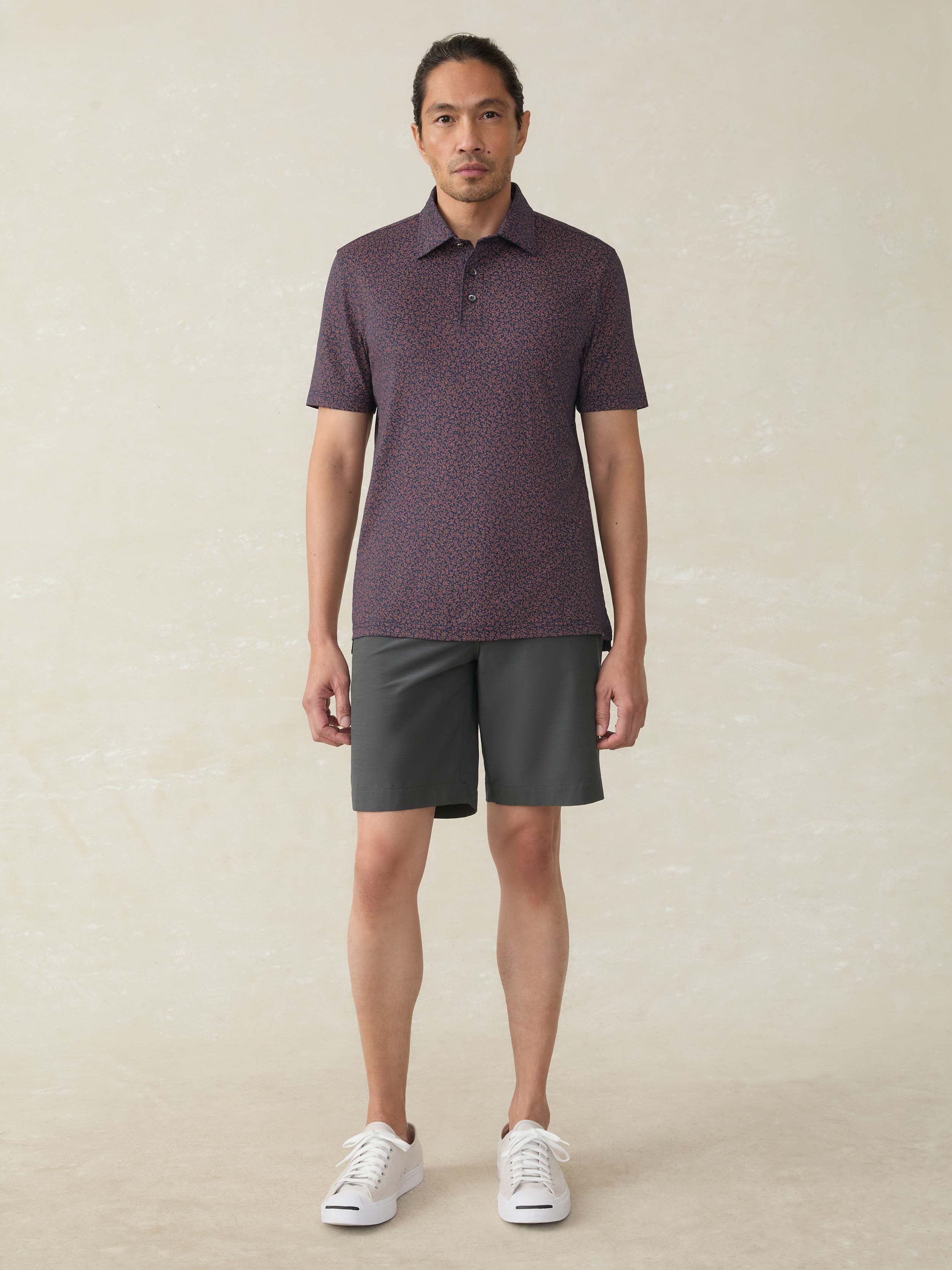 Short-Sleeve Movement™ Pique Polo - Gamboa Summer Vines
