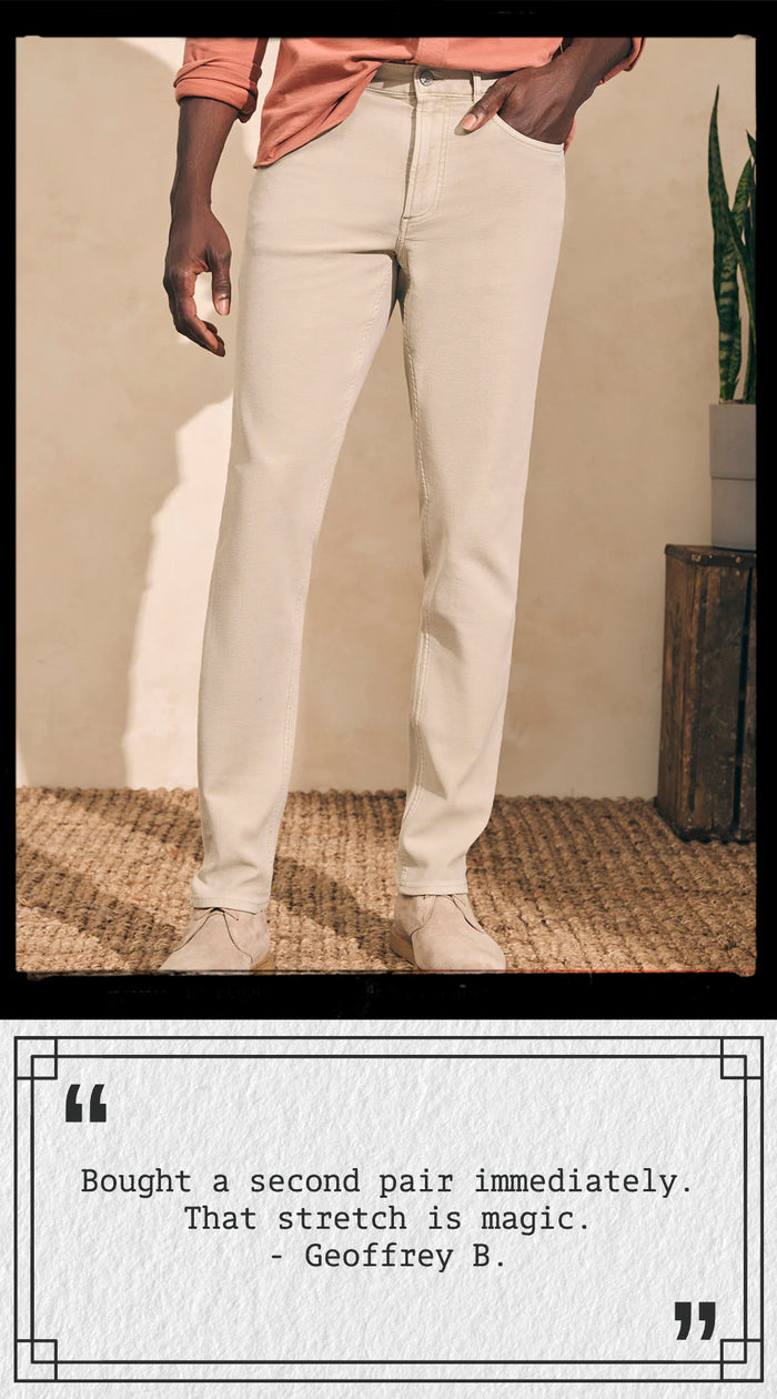 Men's Stretch Terry Pants | Faherty Brand