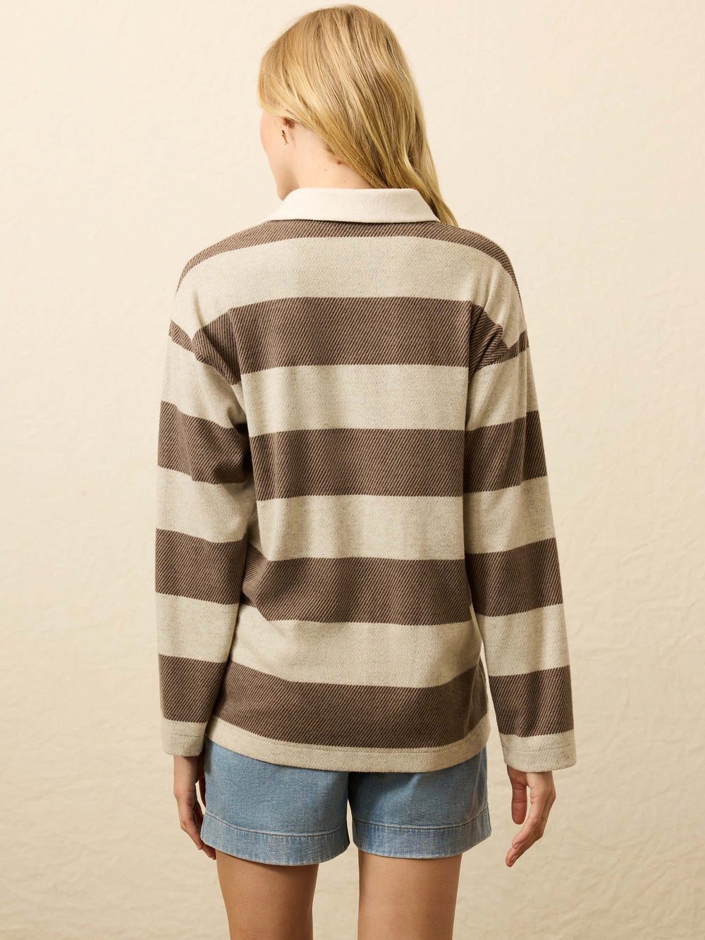 Legend™ Sweater Rugby Popover - Mocha Rugby