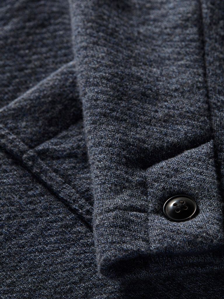 Inlet Knit Blazer (Tall) - Deep Navy Melange | Faherty Brand