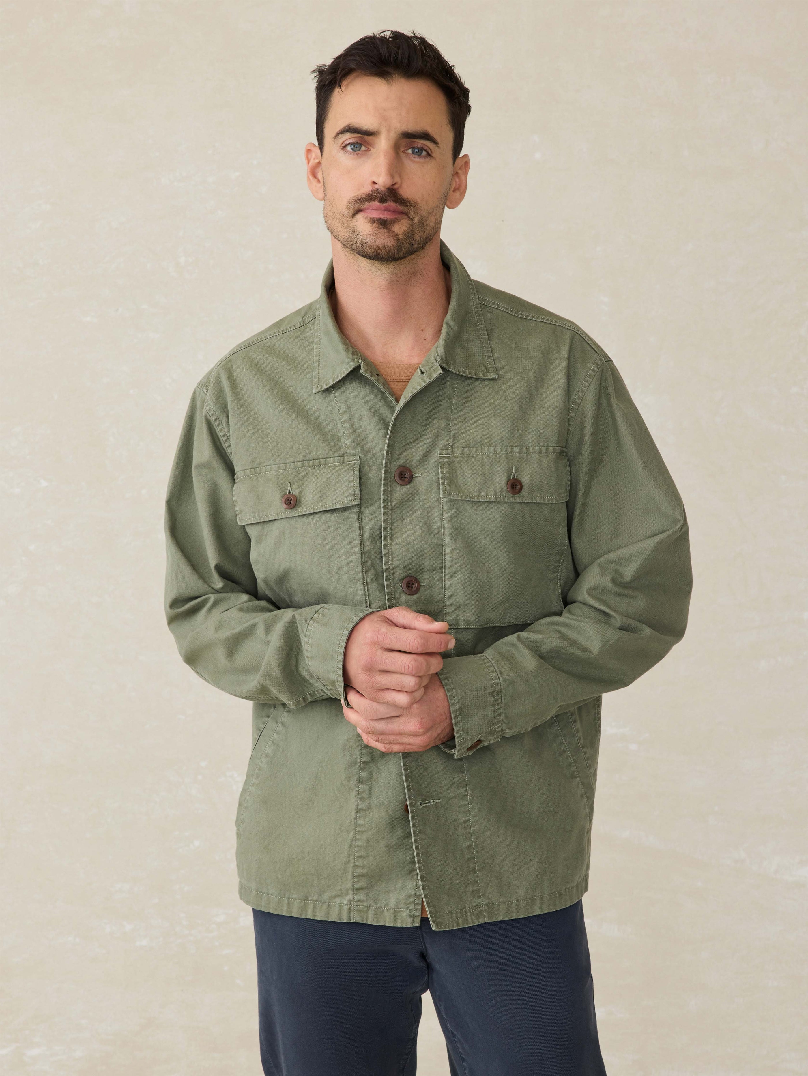 Commander Shirt Jacket - Spring Forest