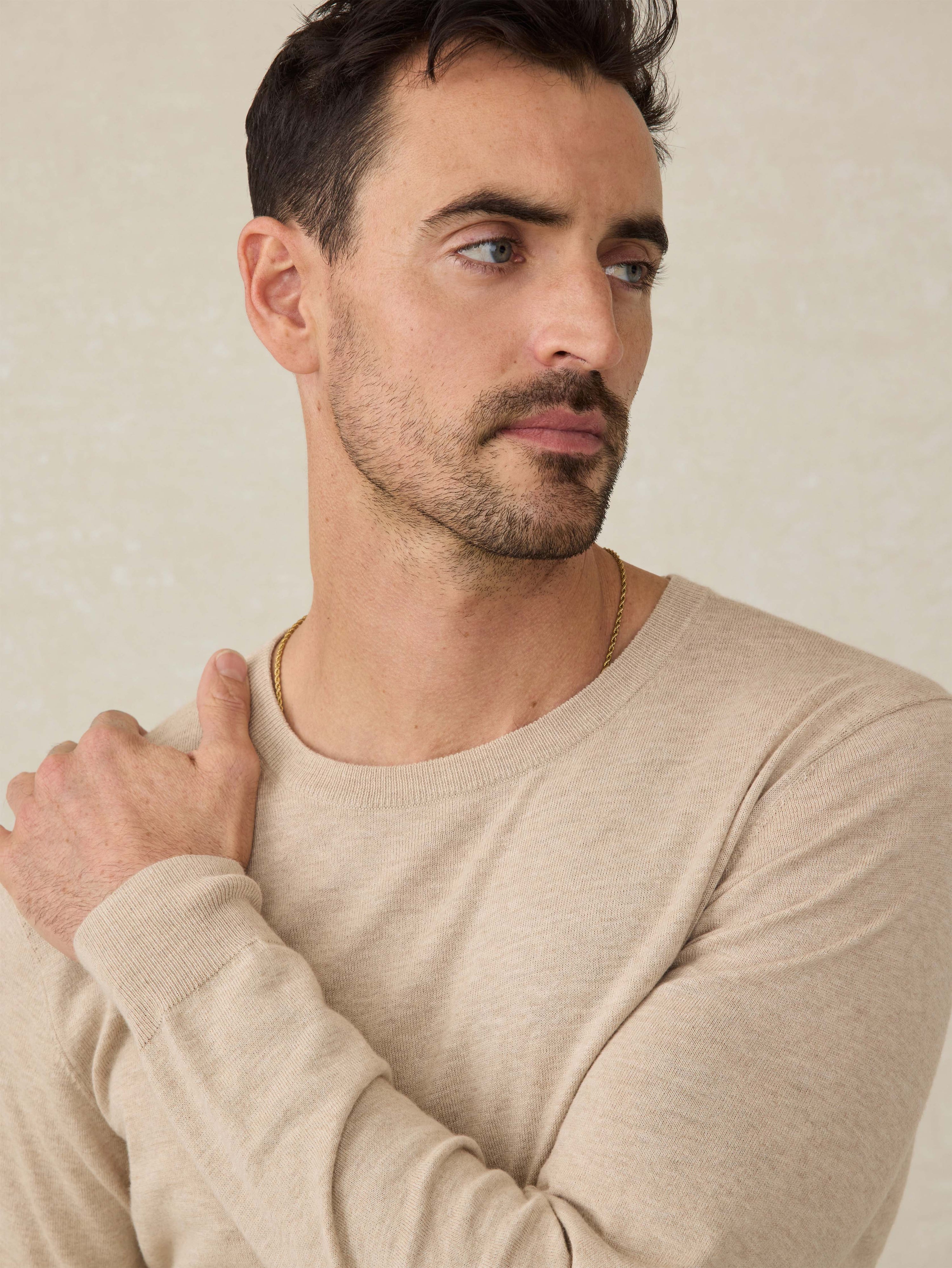 Movement™ Crewneck Sweater - Soft Dune Heather