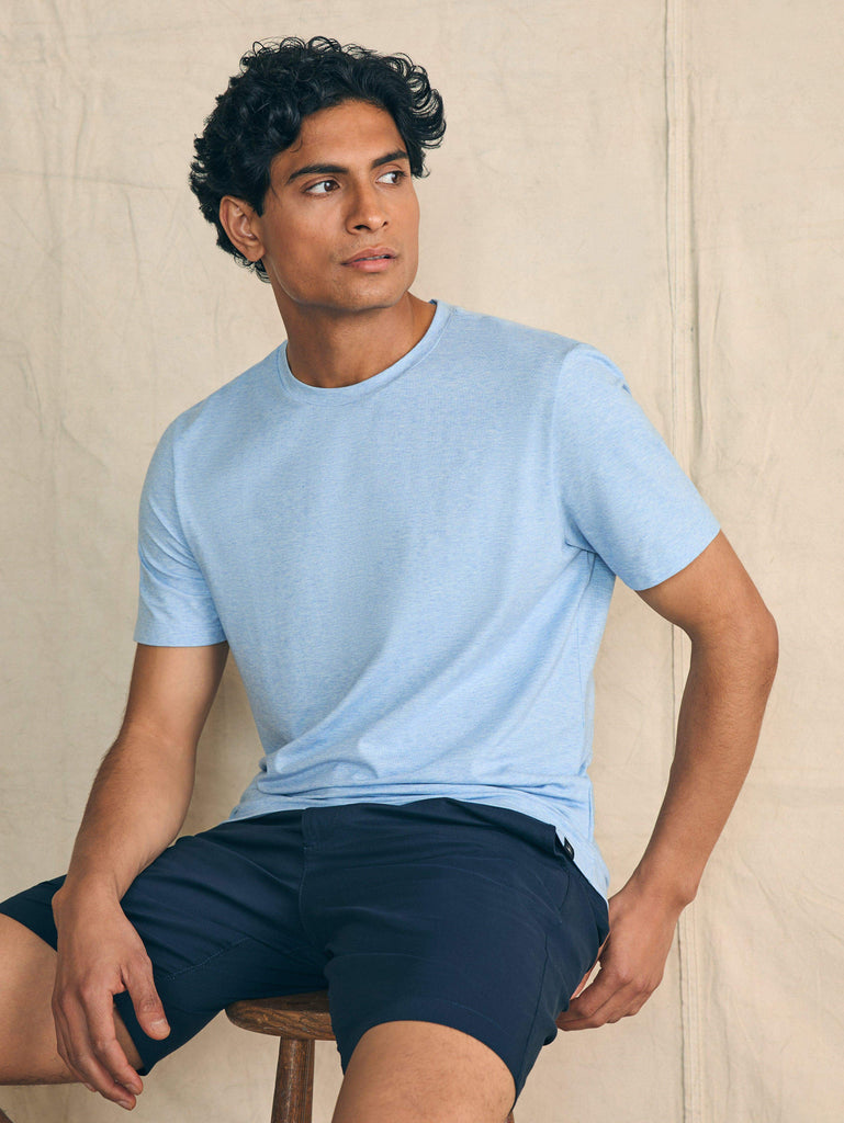 Movement™ Short-Sleeve T-Shirt - Cardiff Blue Heather | Faherty Brand