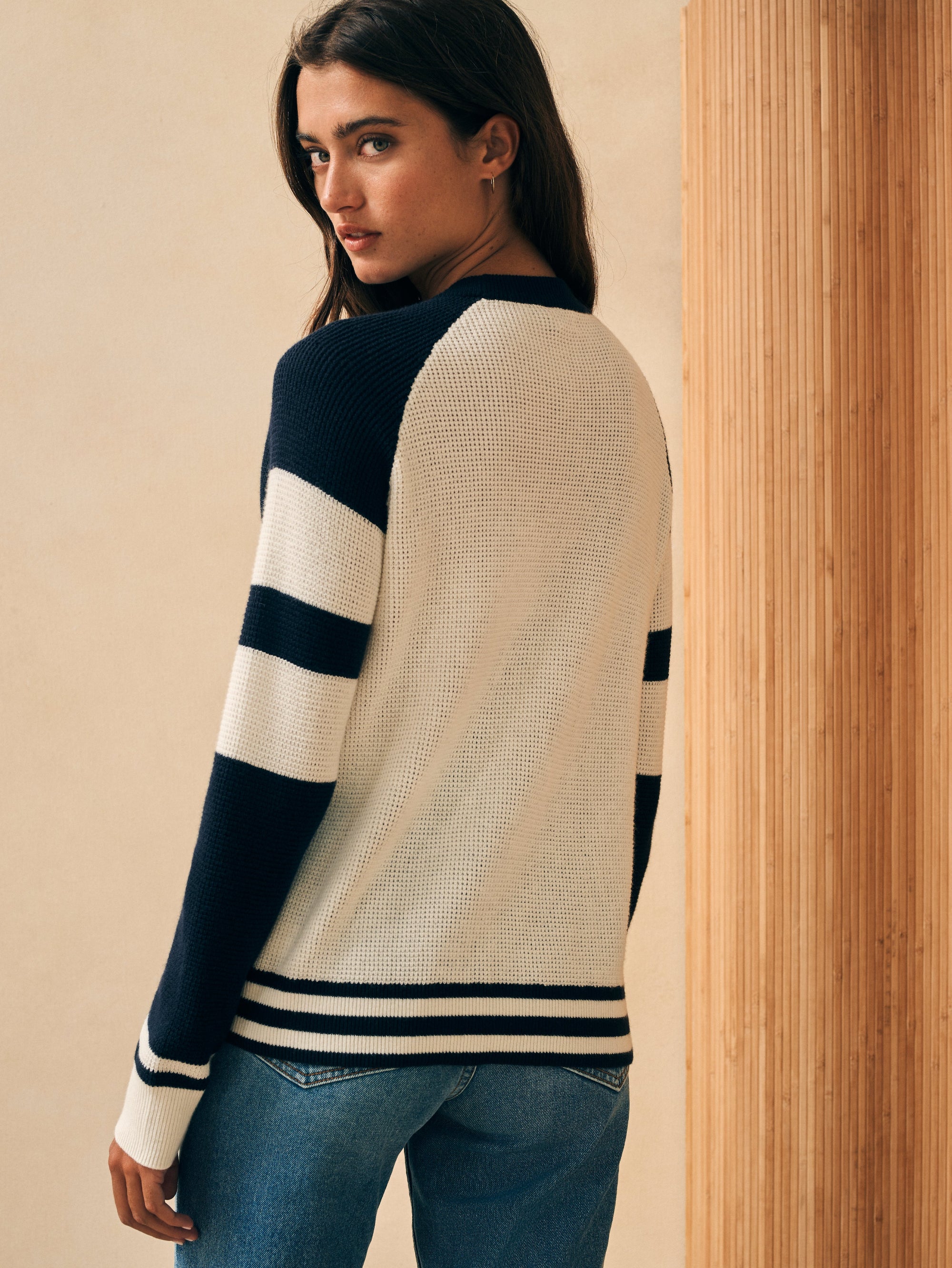 Throwback Waffle Crewneck - Wrigley