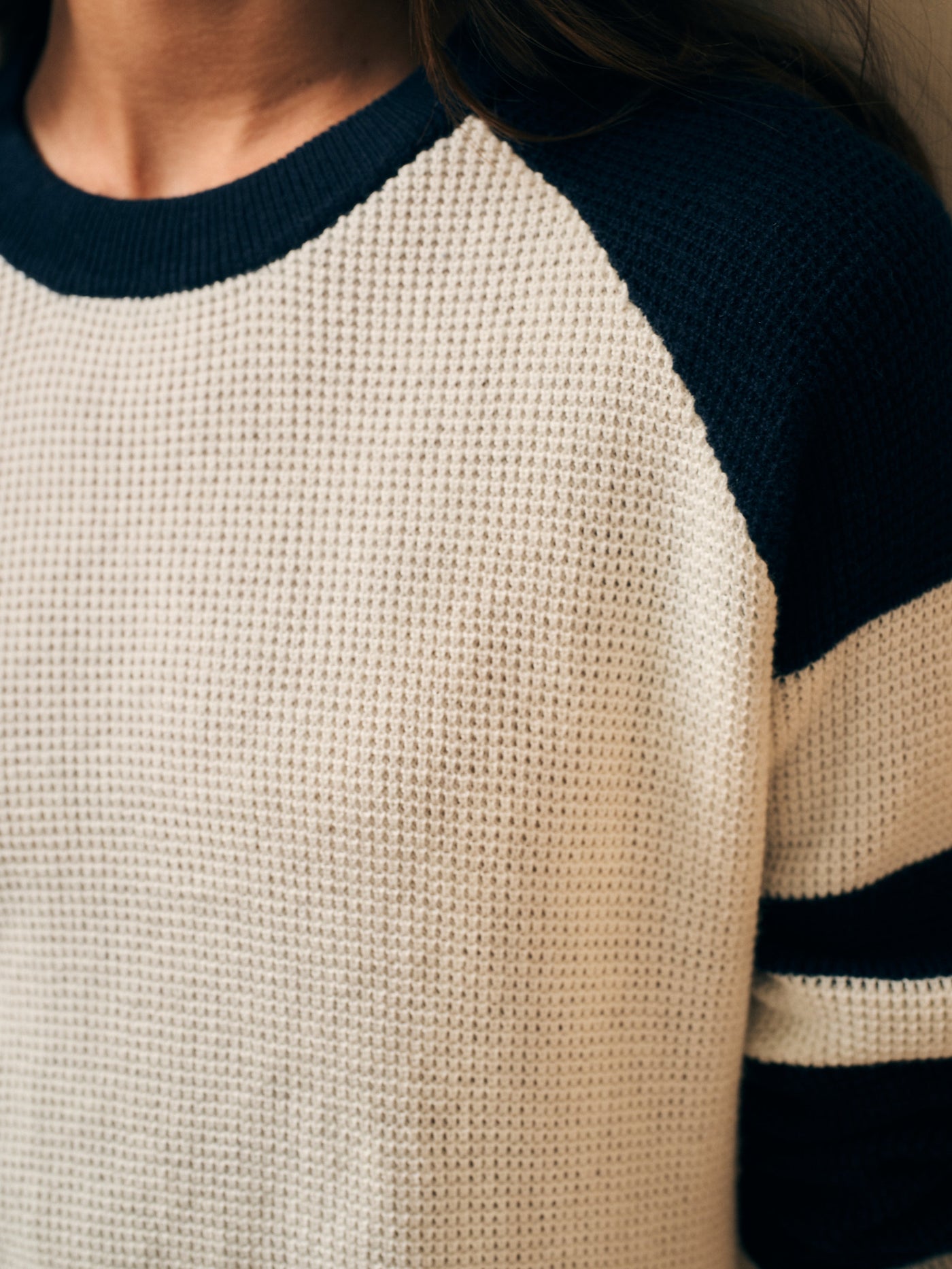 Throwback Waffle Crewneck - Wrigley