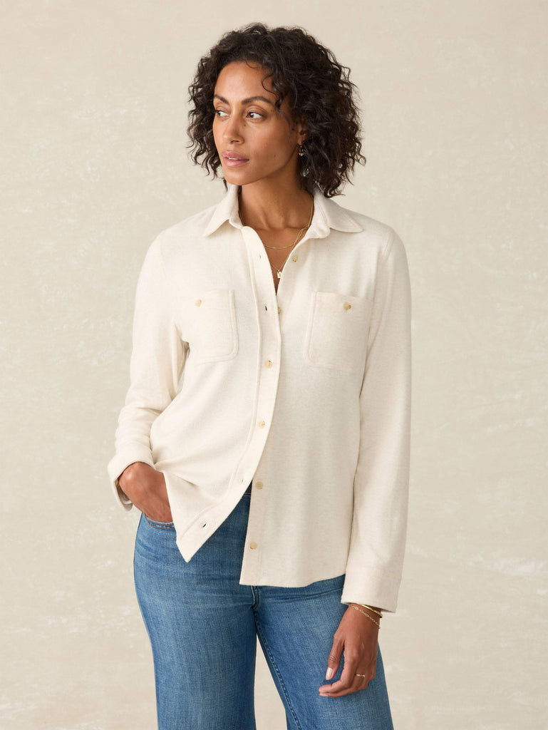 Legend™ Sweater Shirt - Off White | Faherty Brand