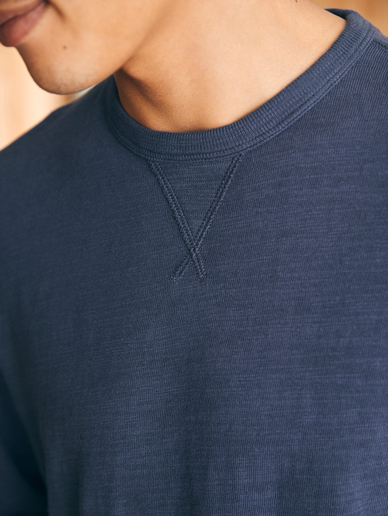Sunwashed Slub Crew - Blue Nights | Faherty Brand