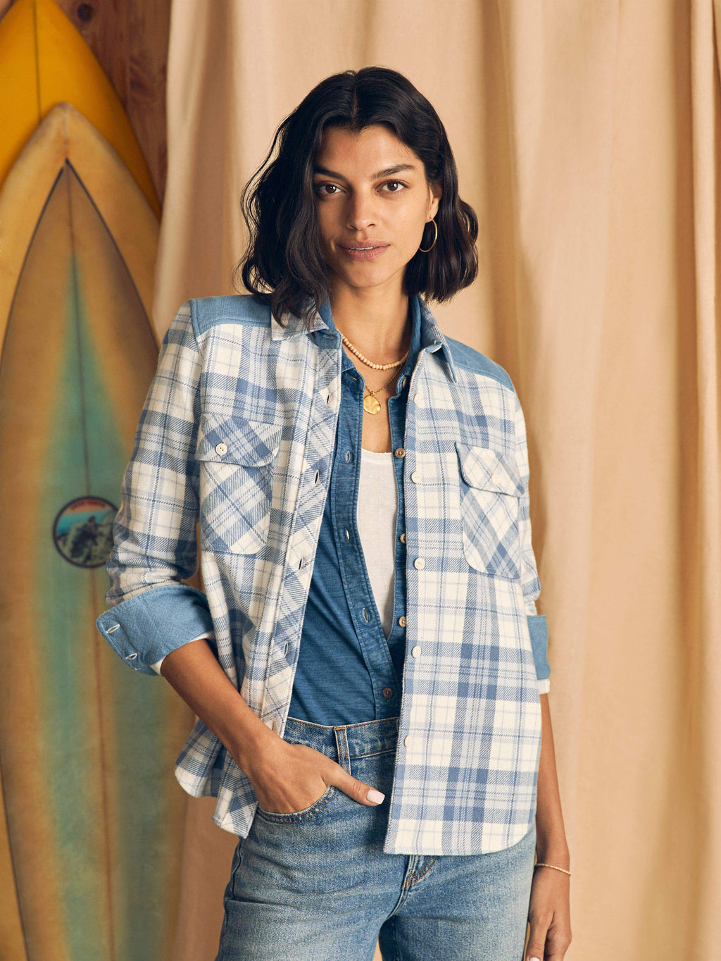 Daly Shirt - Misty Plaid | Faherty Brand