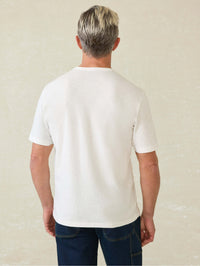 Sunwashed Tee - White Surf Stripe