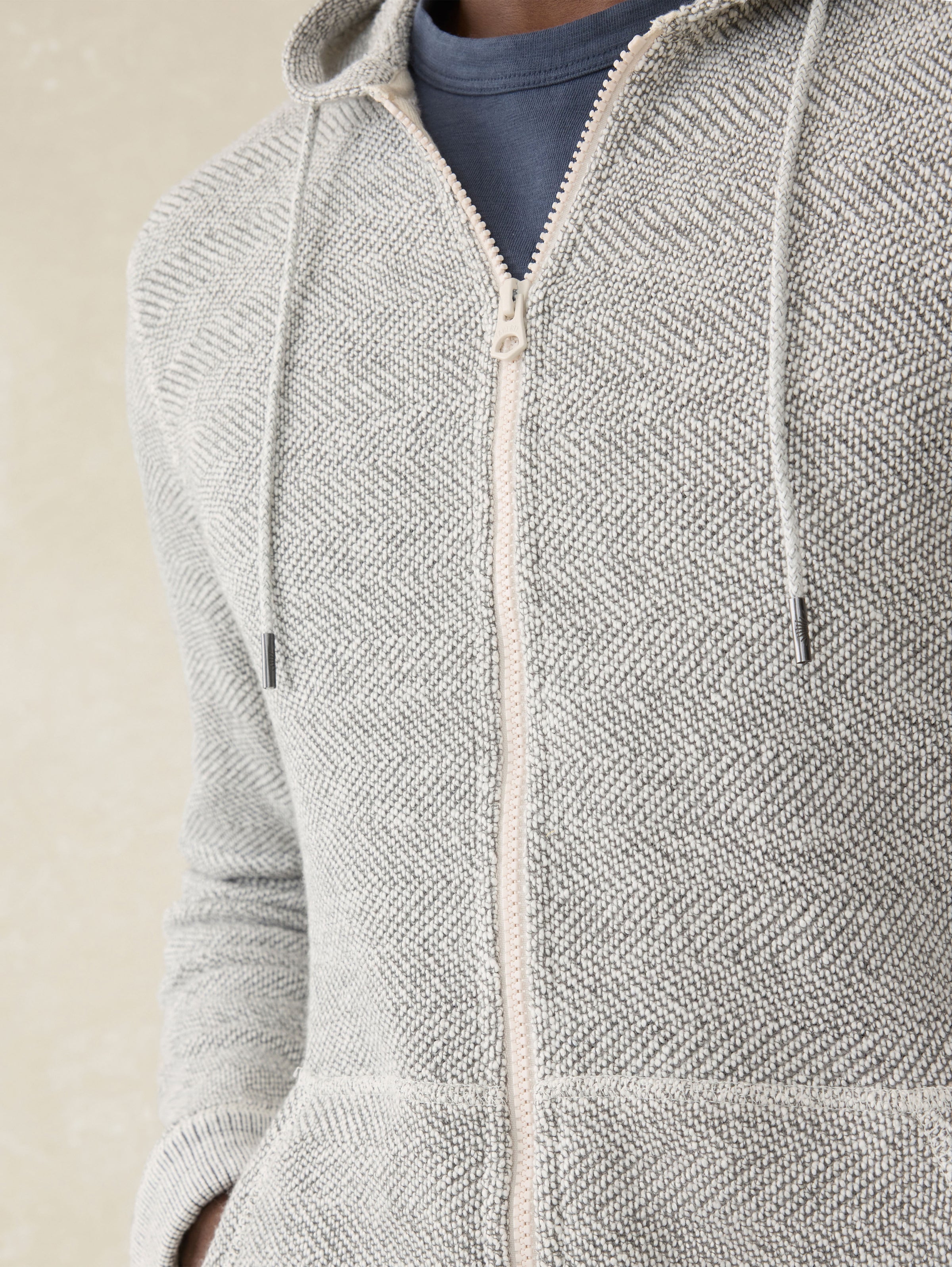 Whitewater Full Zip Hoodie - Grey Shell Loop