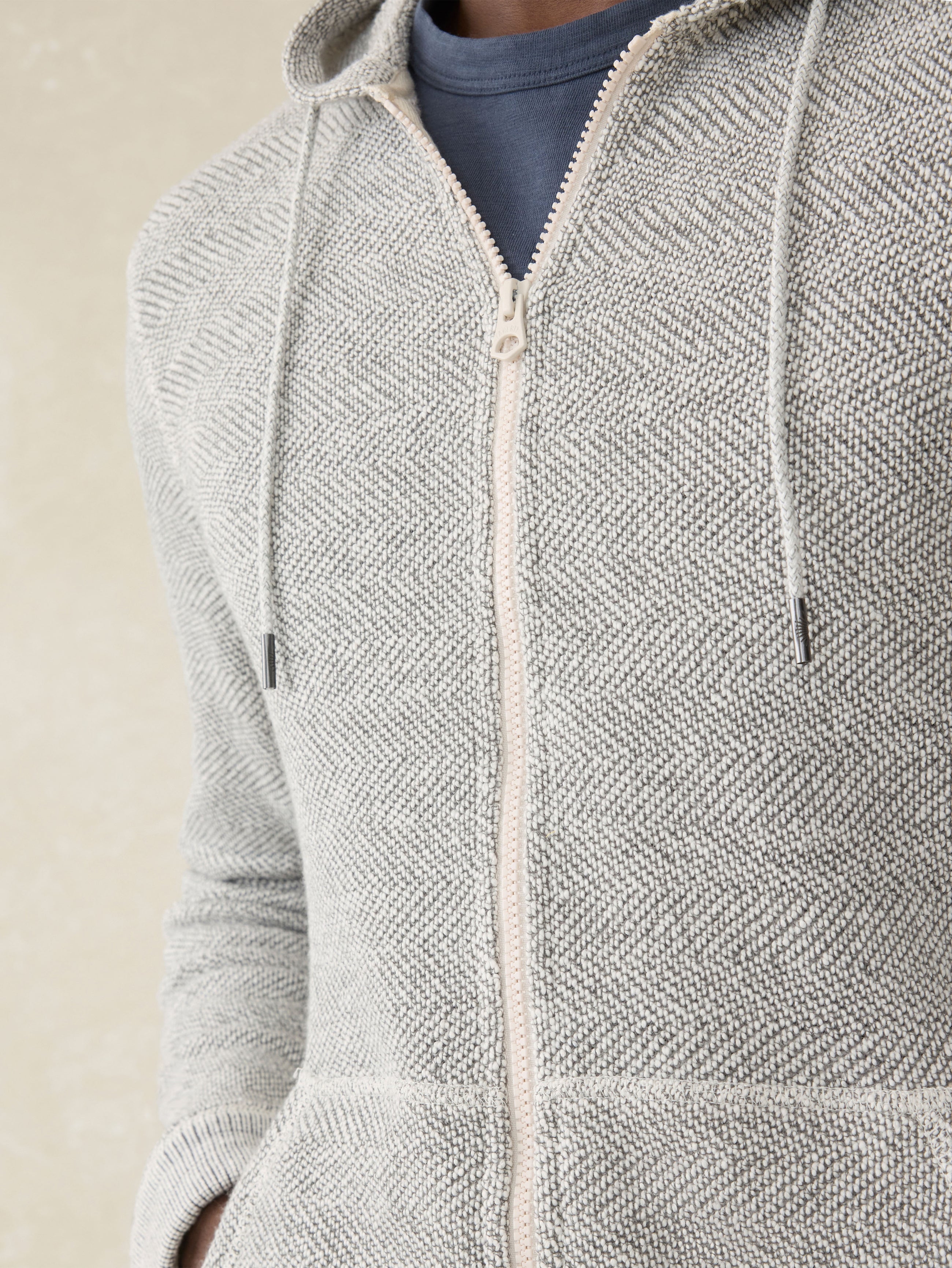 Whitewater Full Zip Hoodie - Grey Shell Loop
