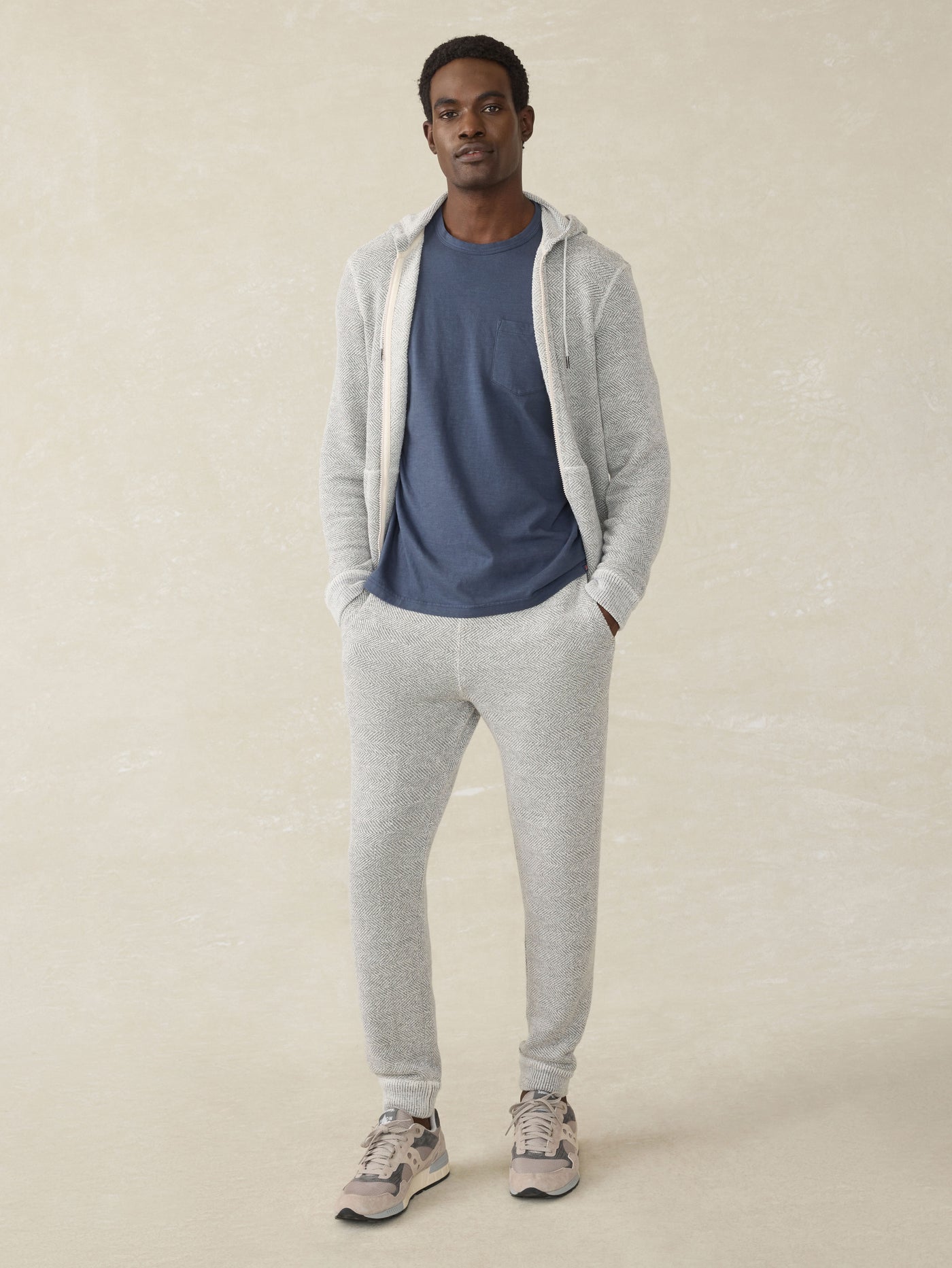 Whitewater Full Zip Hoodie - Grey Shell Loop
