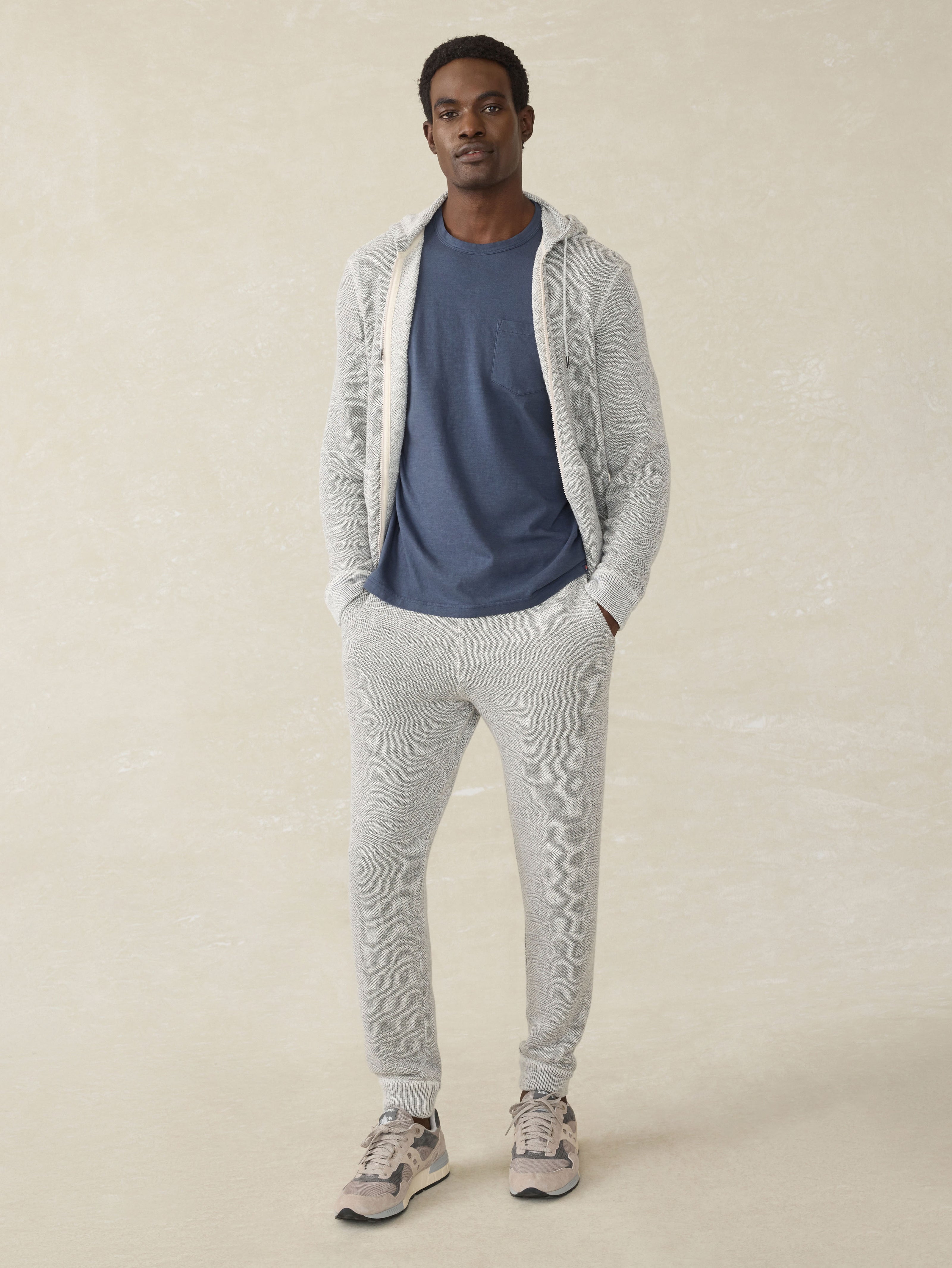 Whitewater Full Zip Hoodie - Grey Shell Loop