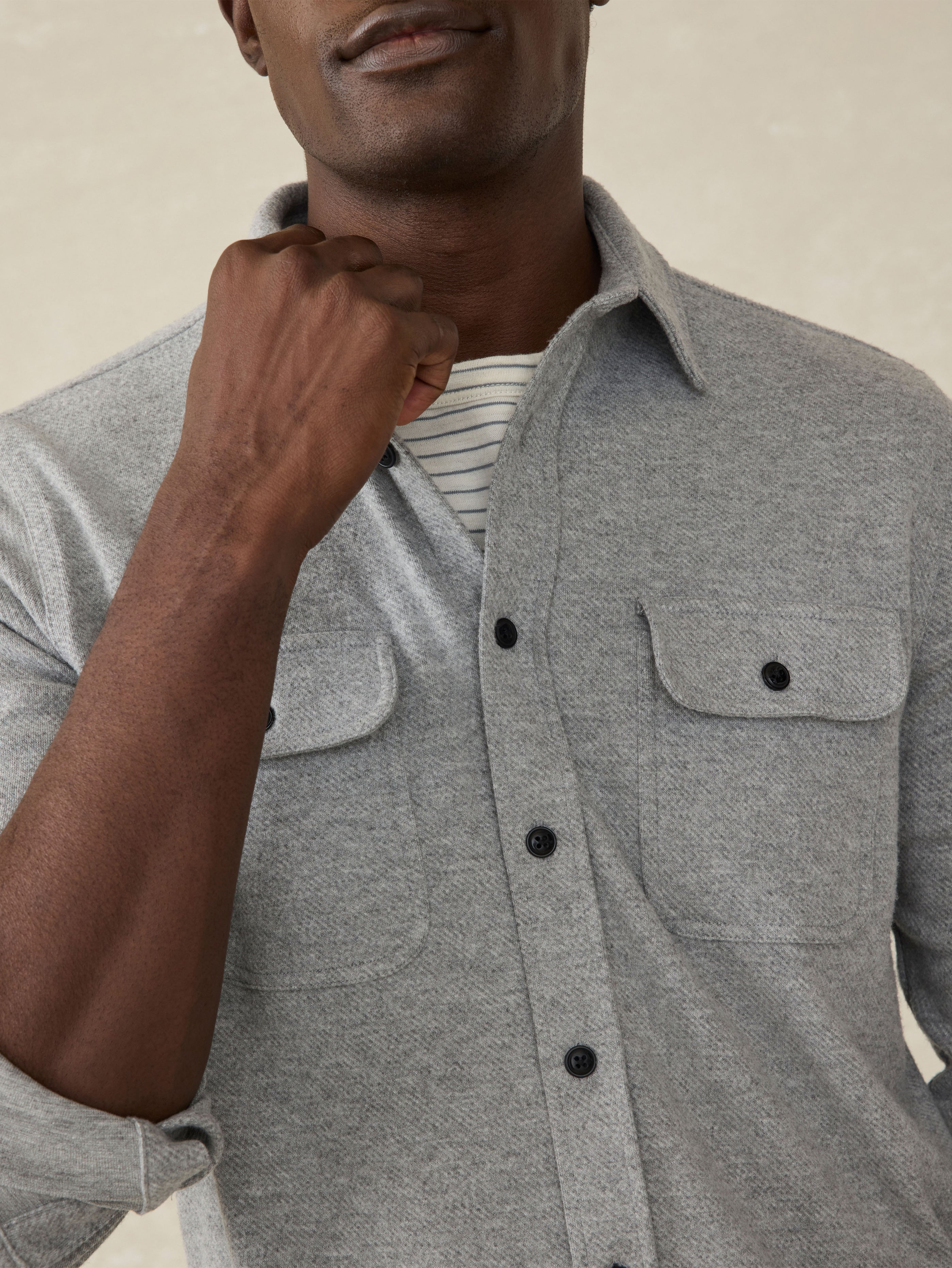 Legend™ Sweater Shirt (Tall) - Fossil Grey Twill