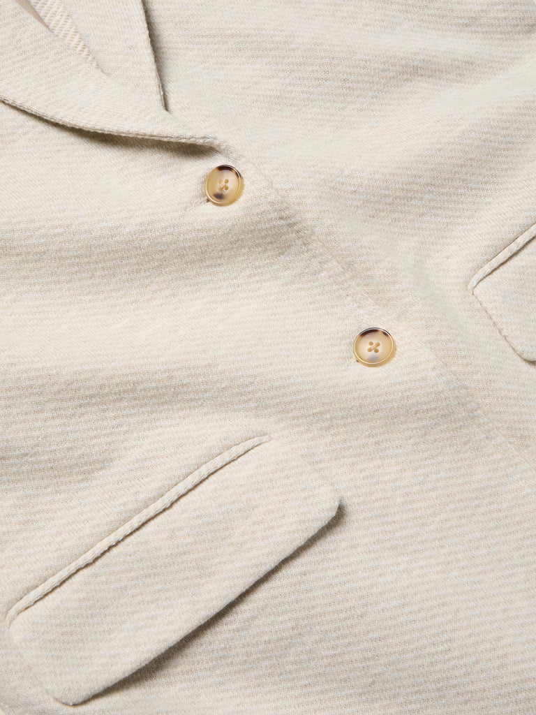 Inlet Knit Blazer - Light Oatmeal Melange | Faherty Brand