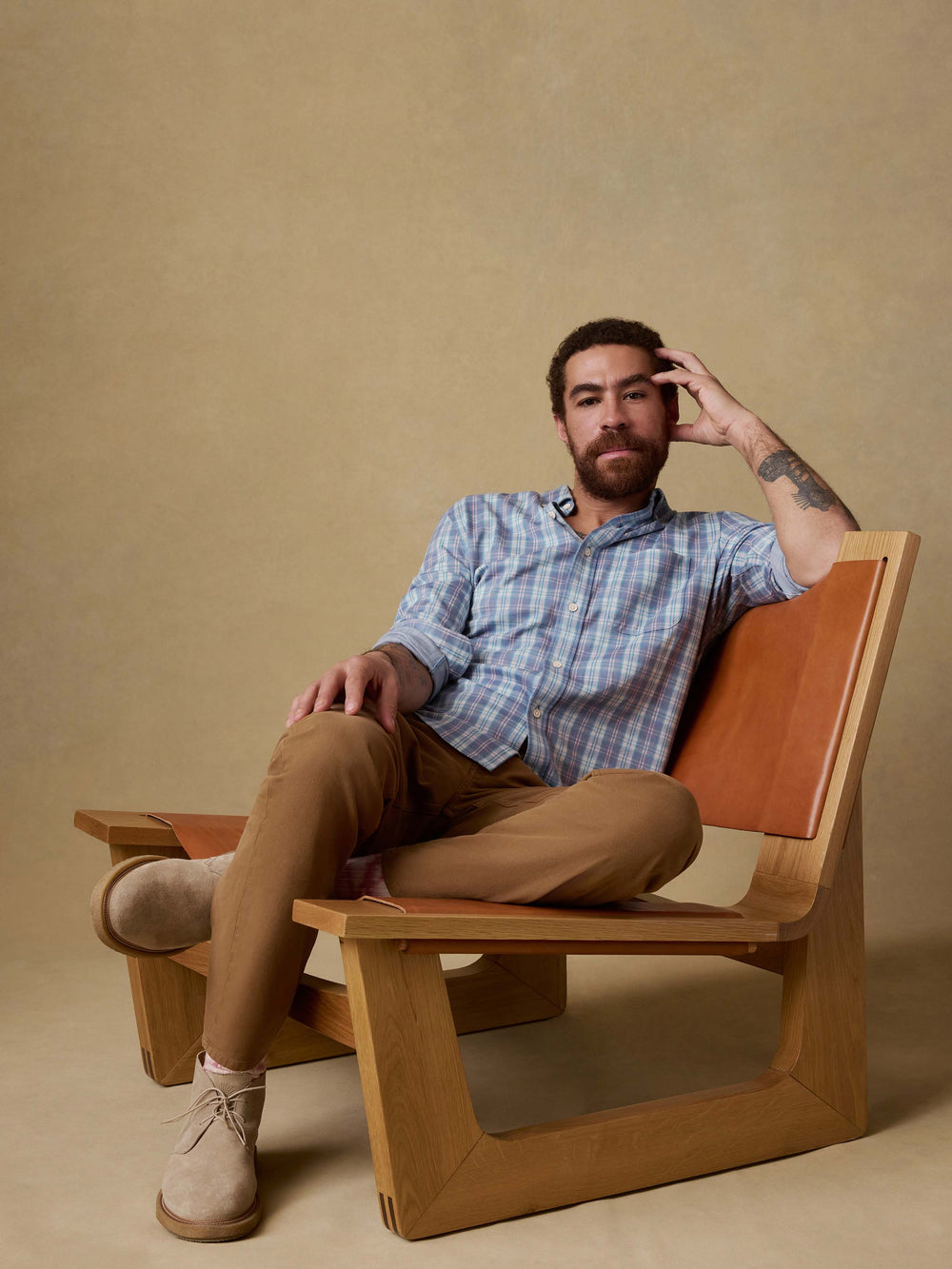 Coastline Knit Shirt - Summer Teal Plaid