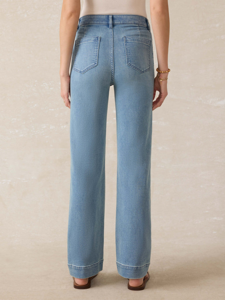 Stretch Terry Patch Pocket Pant - Eastern Shore Wash | Faherty Brand