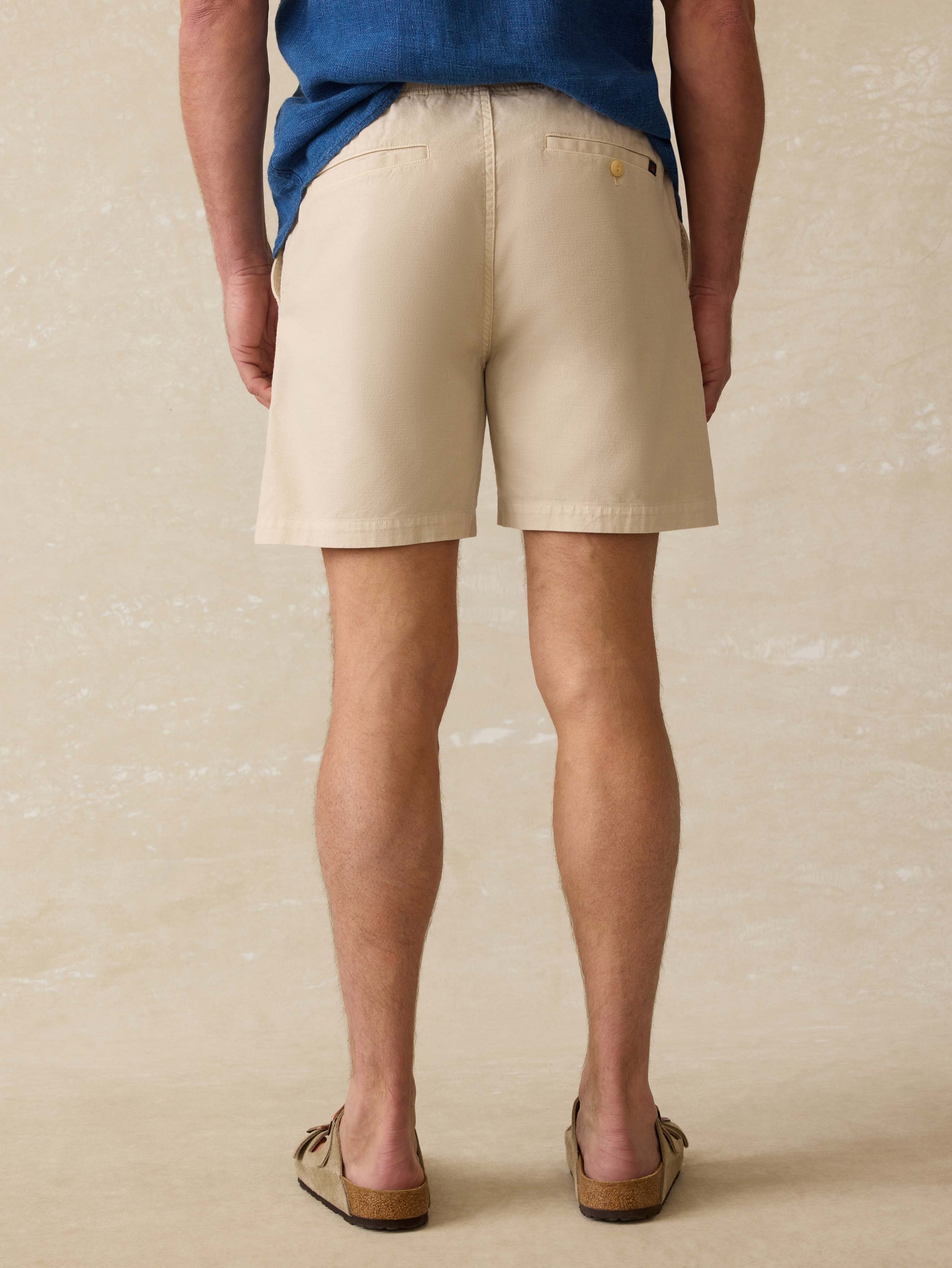Essential Drawstring Short - Stone